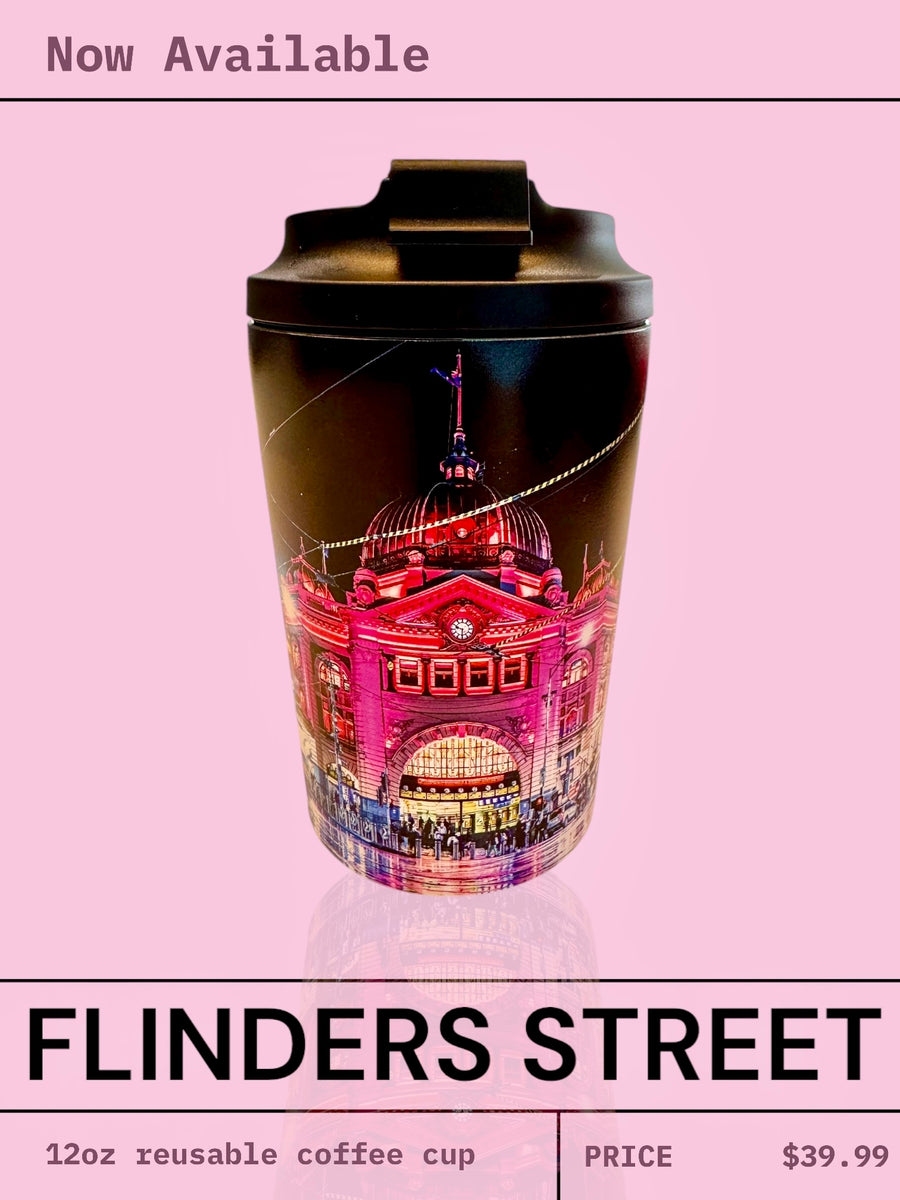 REUSABLE COFFEE CUP - FLINDERS STREET – Melbourneiloveyou